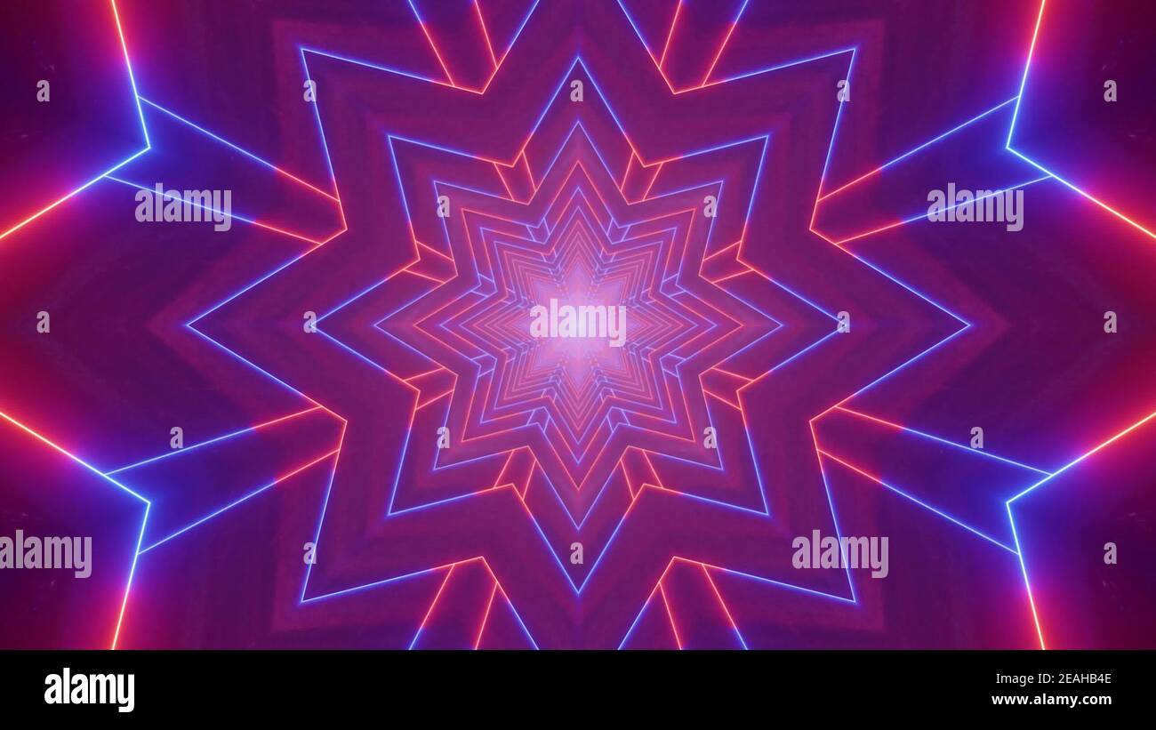 Illustrative of futuristic red and blue colors background with a ...