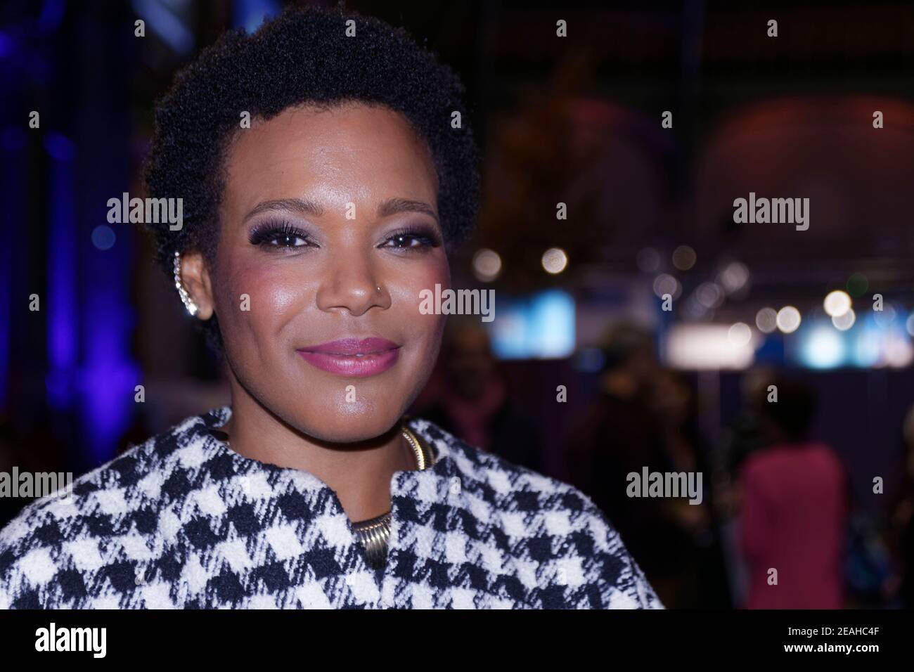 Paris,France. 8th Dec, 2015.China Mosis, jazz singer, invited to the ...