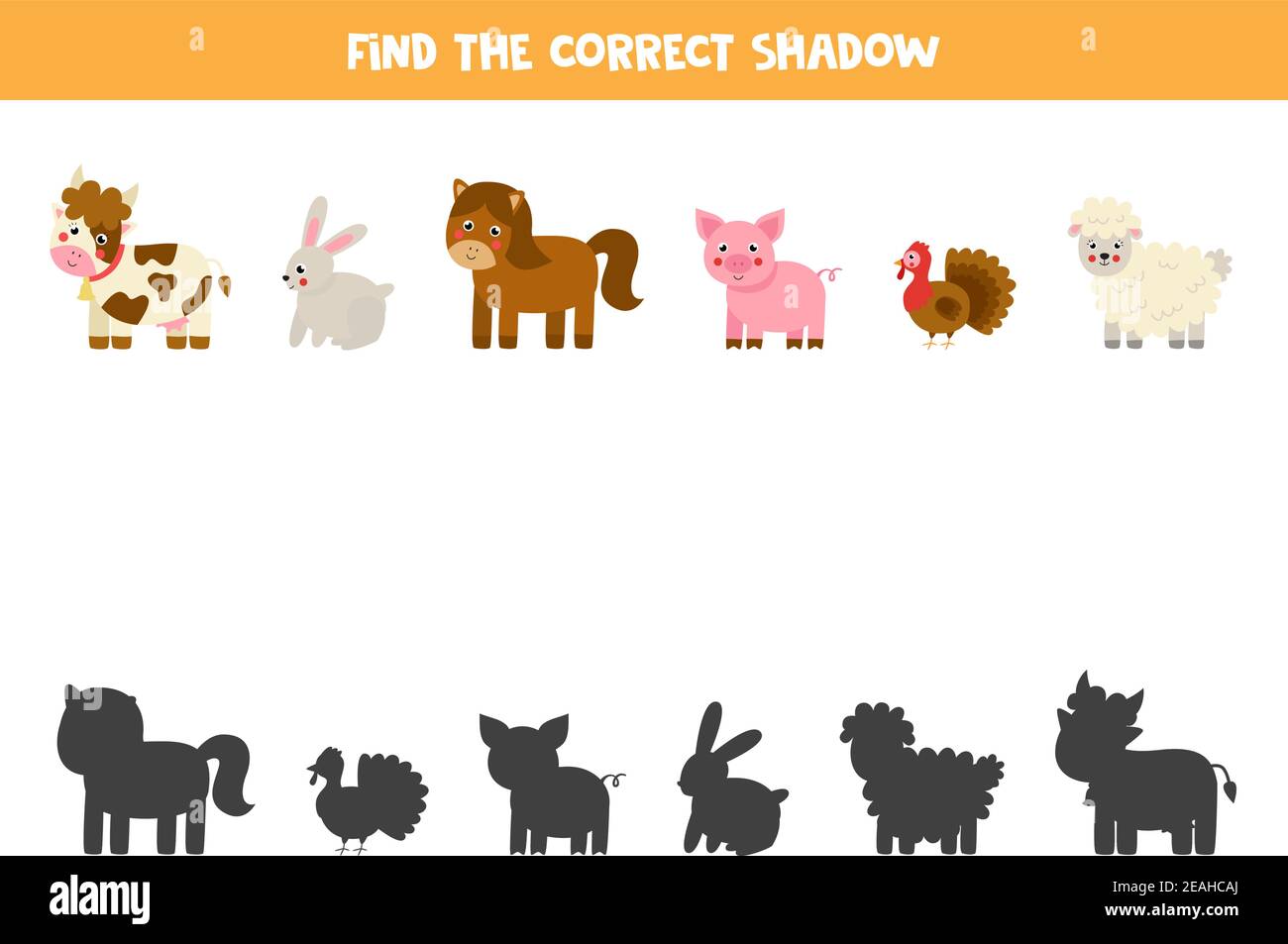 Sheep and shadows Stock Vector Images - Alamy