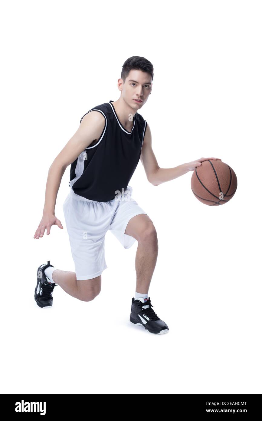 Full length portrait basketball player Cut Out Stock Images & Pictures ...