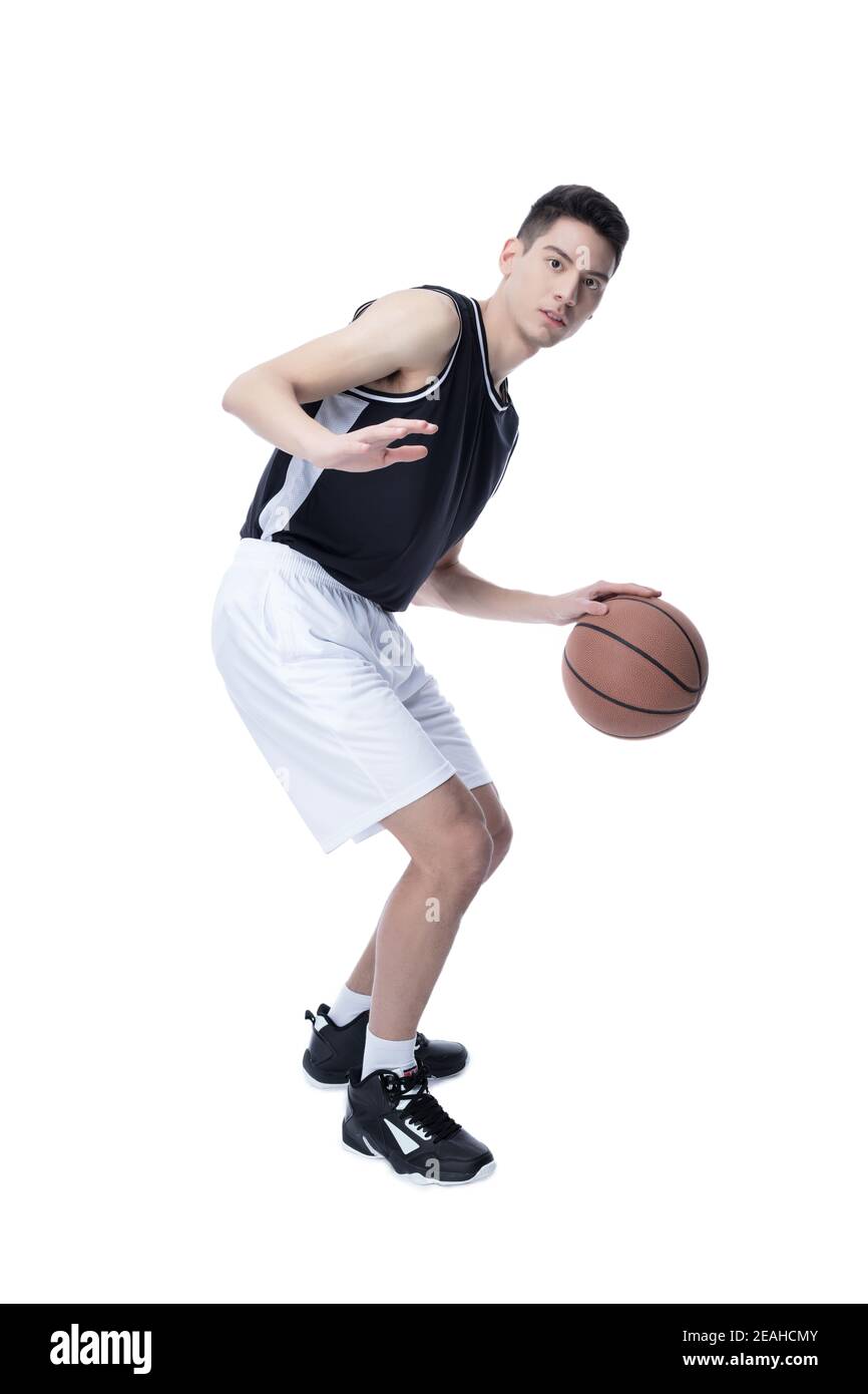 Full length portrait basketball player Cut Out Stock Images & Pictures ...