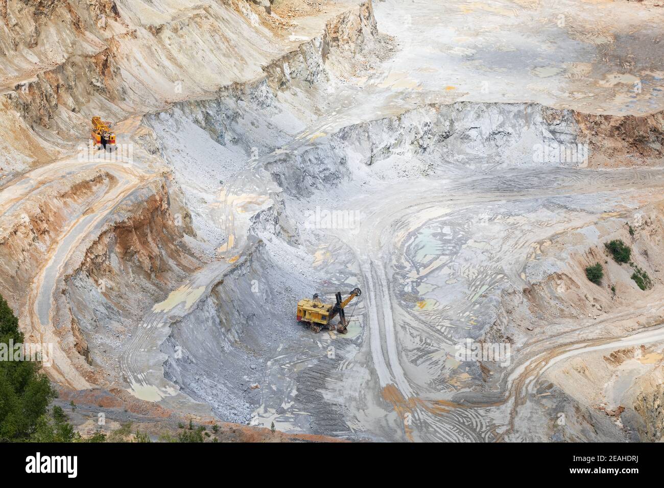 Picture of copper mining pit in Rosia Poieni,Romania Stock Photo - Alamy