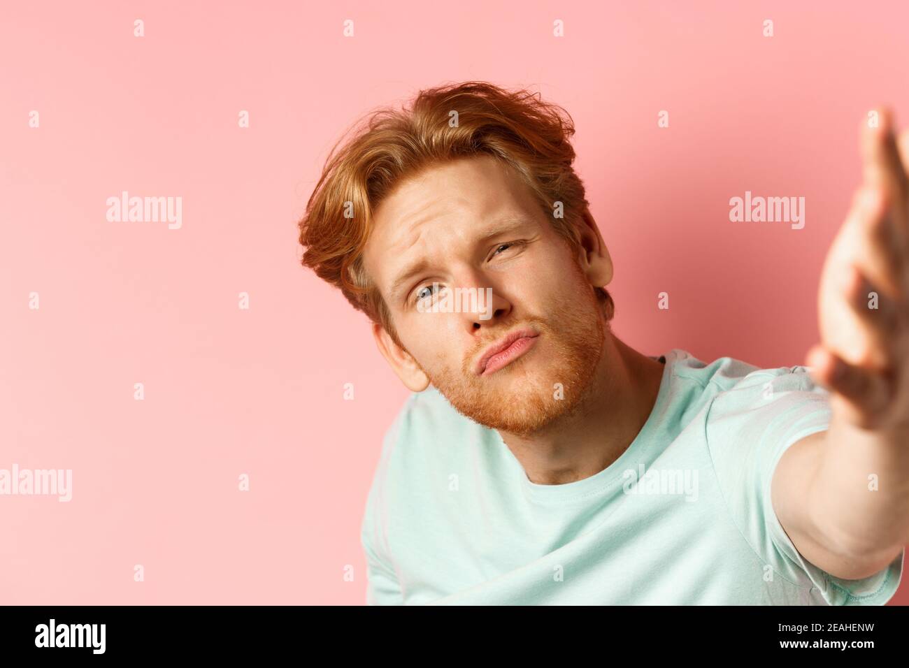 Puckered lips hi-res stock photography and images - Alamy