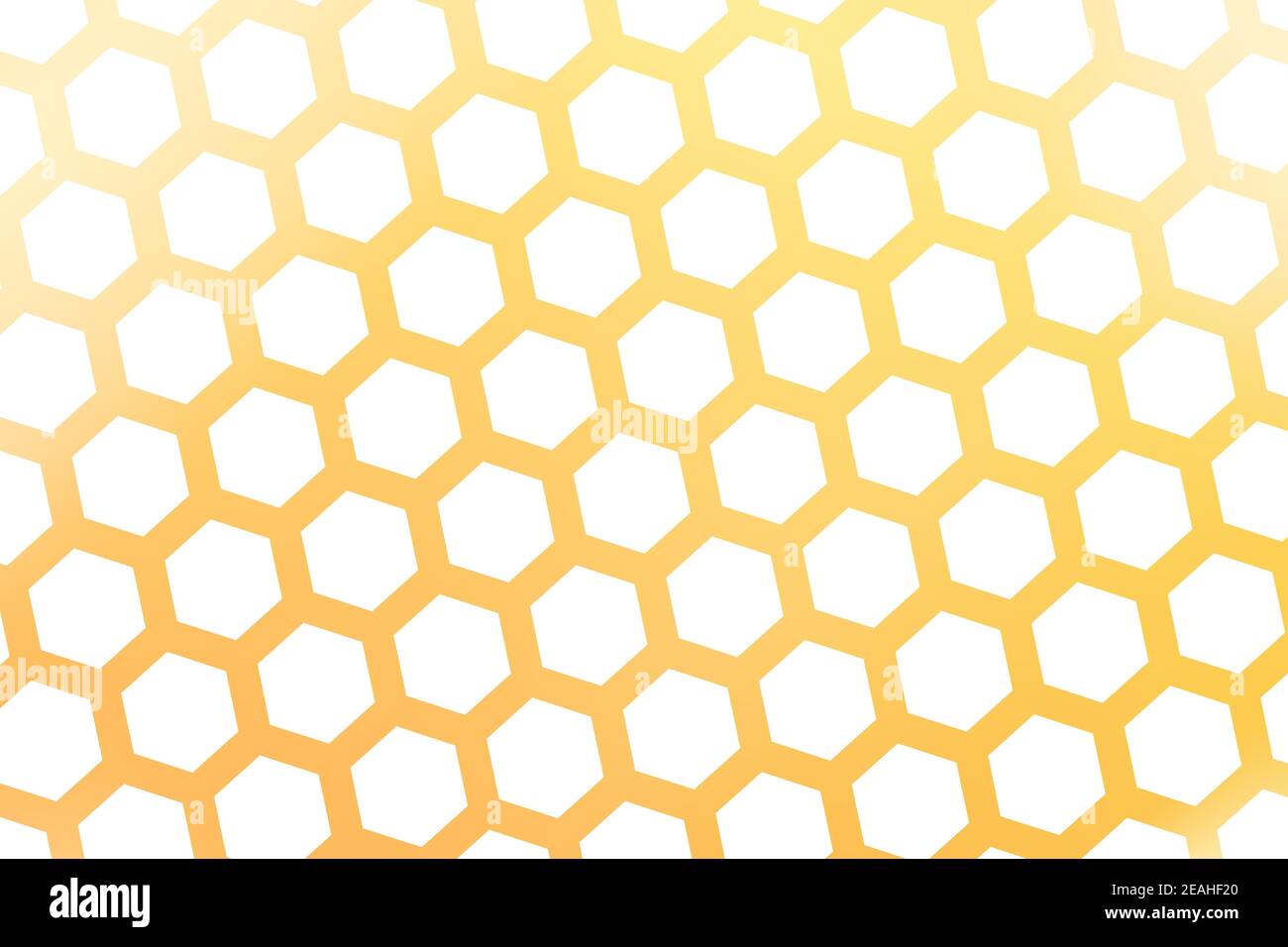 Golden background with honeycomb shapes. Vector illustration. Pattern ...