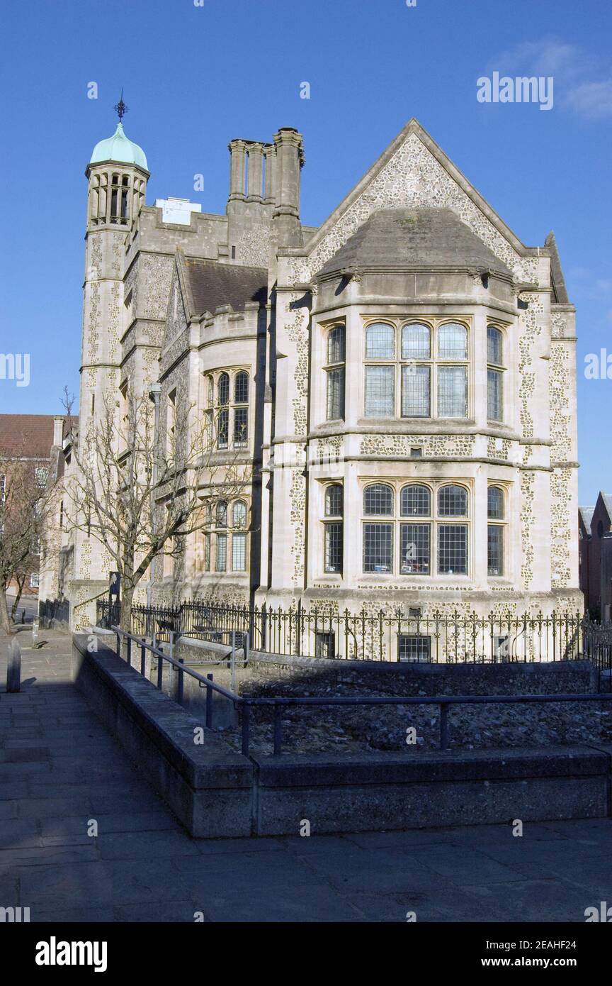 Historic building housing the Council Chamber of Hampshire County ...