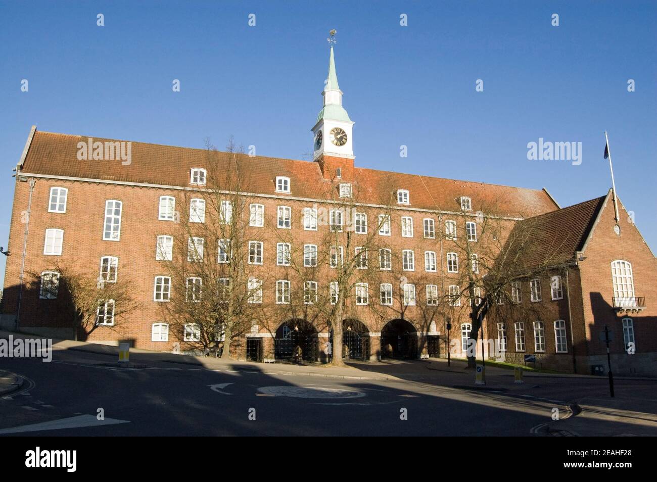 Main headquarters of Hampshire County Council in Winchester, Hampshire ...