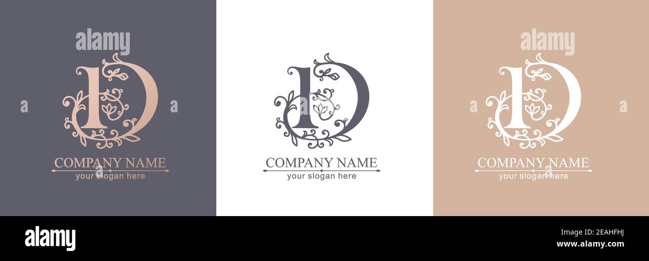 Premium Vector D logo. Monnogram, lettering. Personal logo or sign for ...