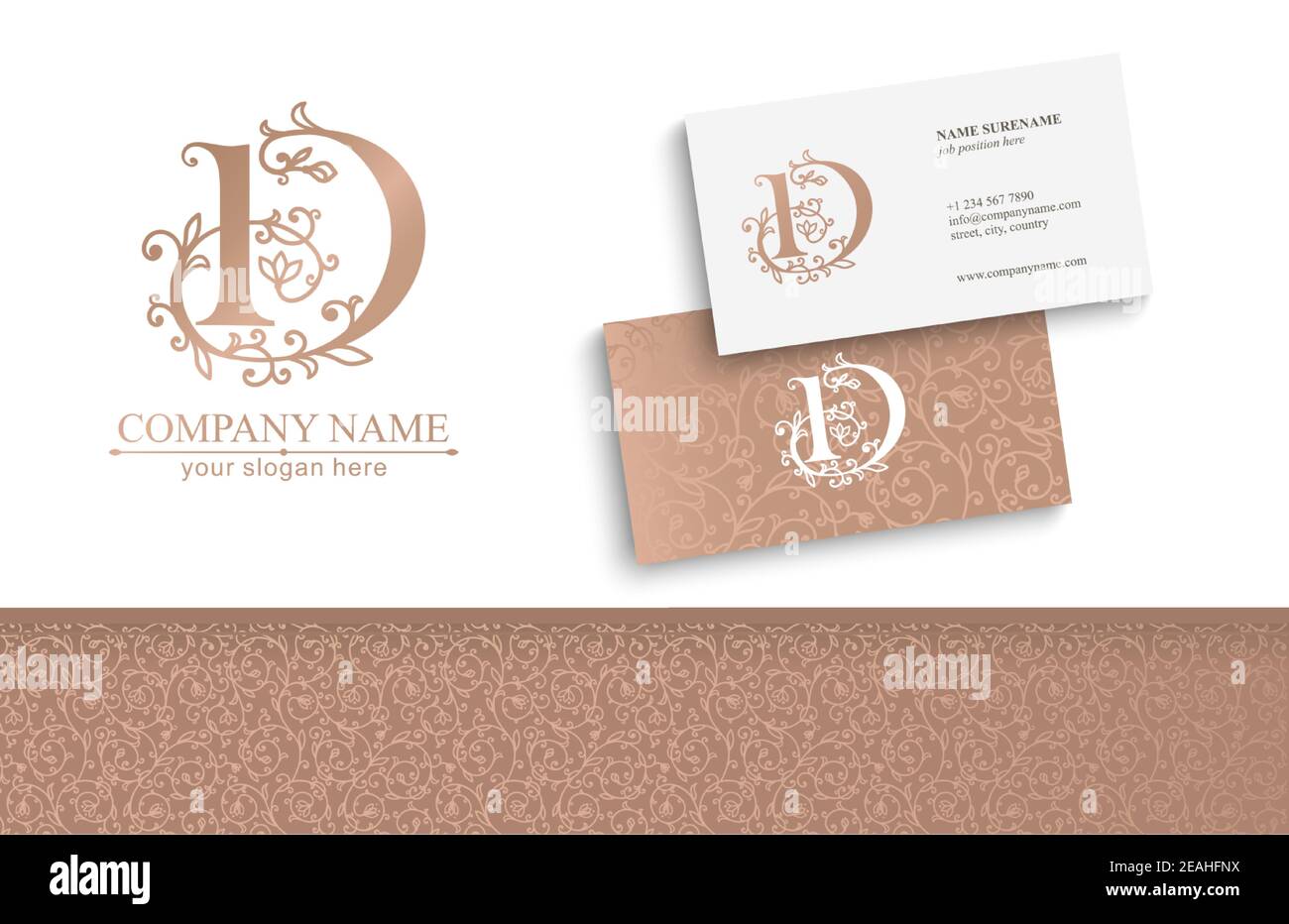 Premium Vector D logo. Monnogram, lettering. Personal logo or sign for branding an elite company ...
