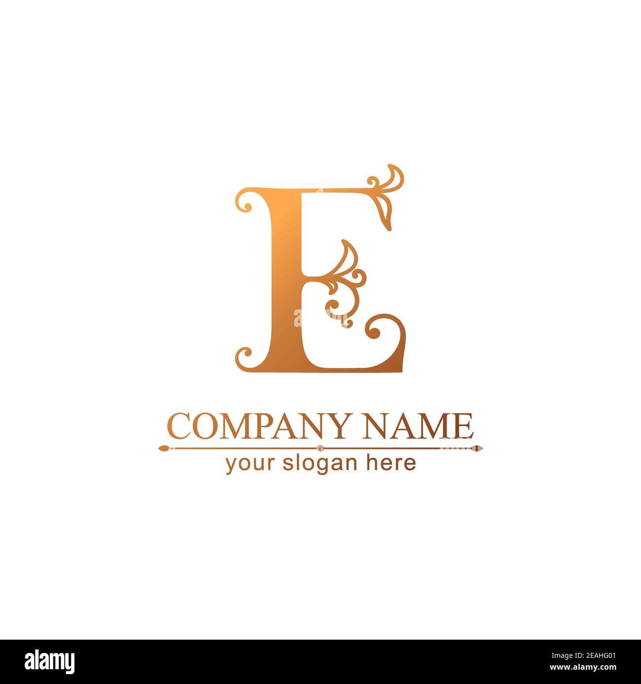 Premium Vector E logo. Monnogram, lettering. Personal logo or sign for ...