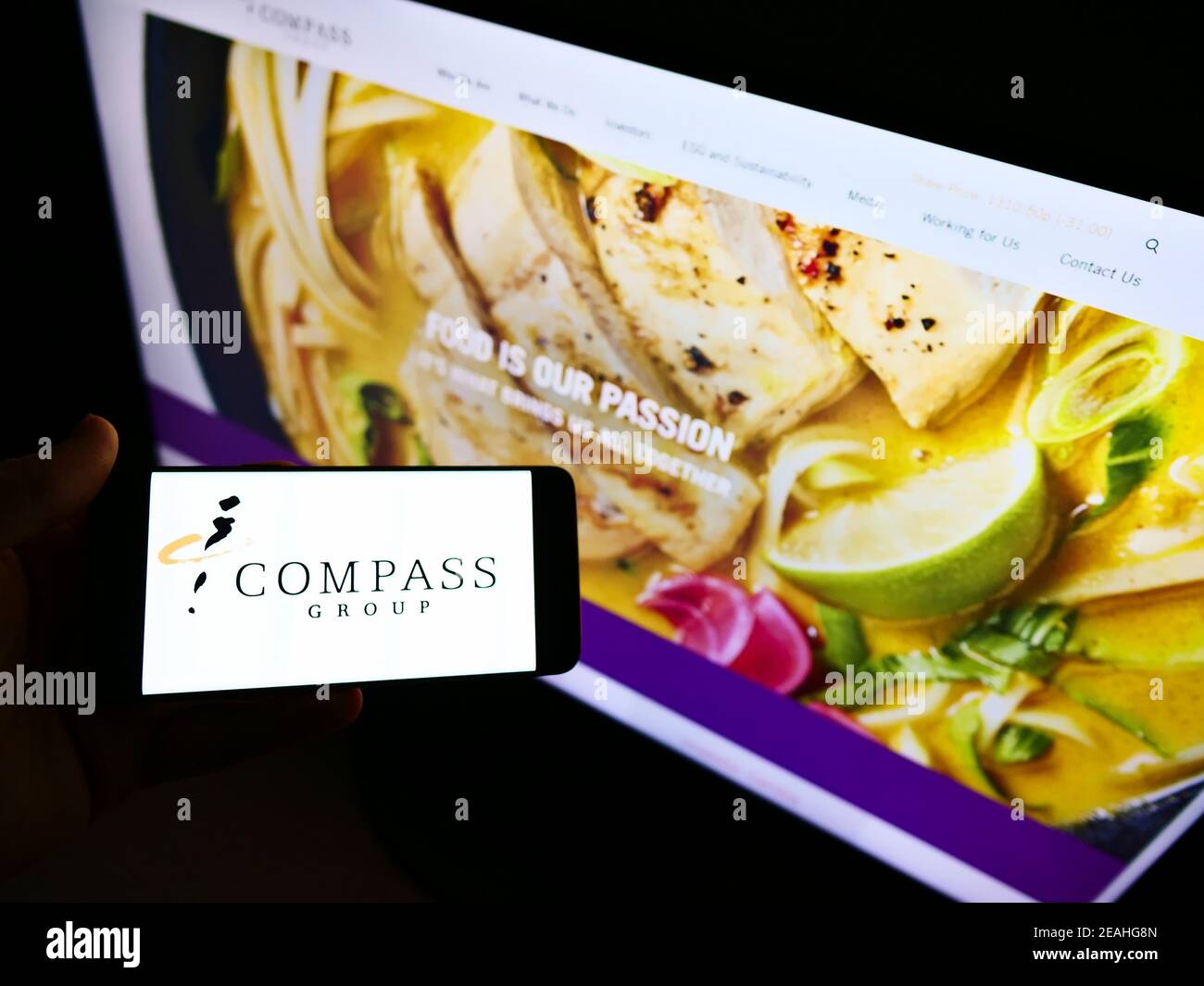 Compass group plc hi-res stock photography and images - Alamy