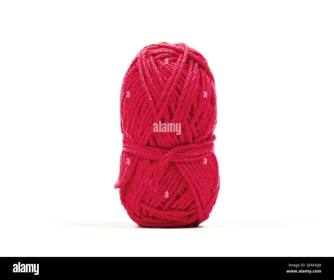 Hank of wool yarn, isolated on white Stock Photo - Alamy