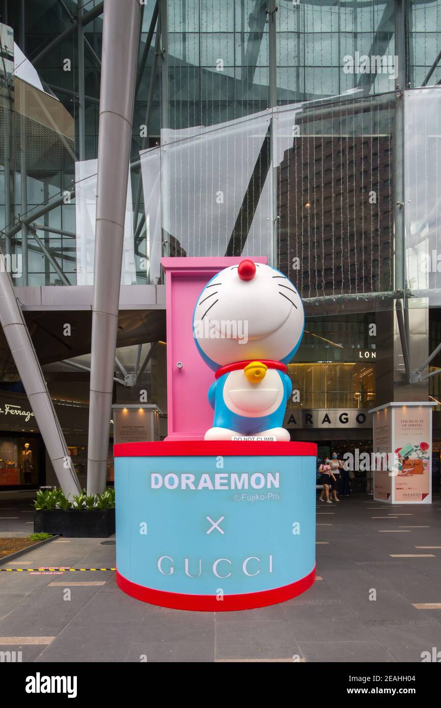 Doraemon x Gucci fashion collaboration Singapore Stock Photo - Alamy