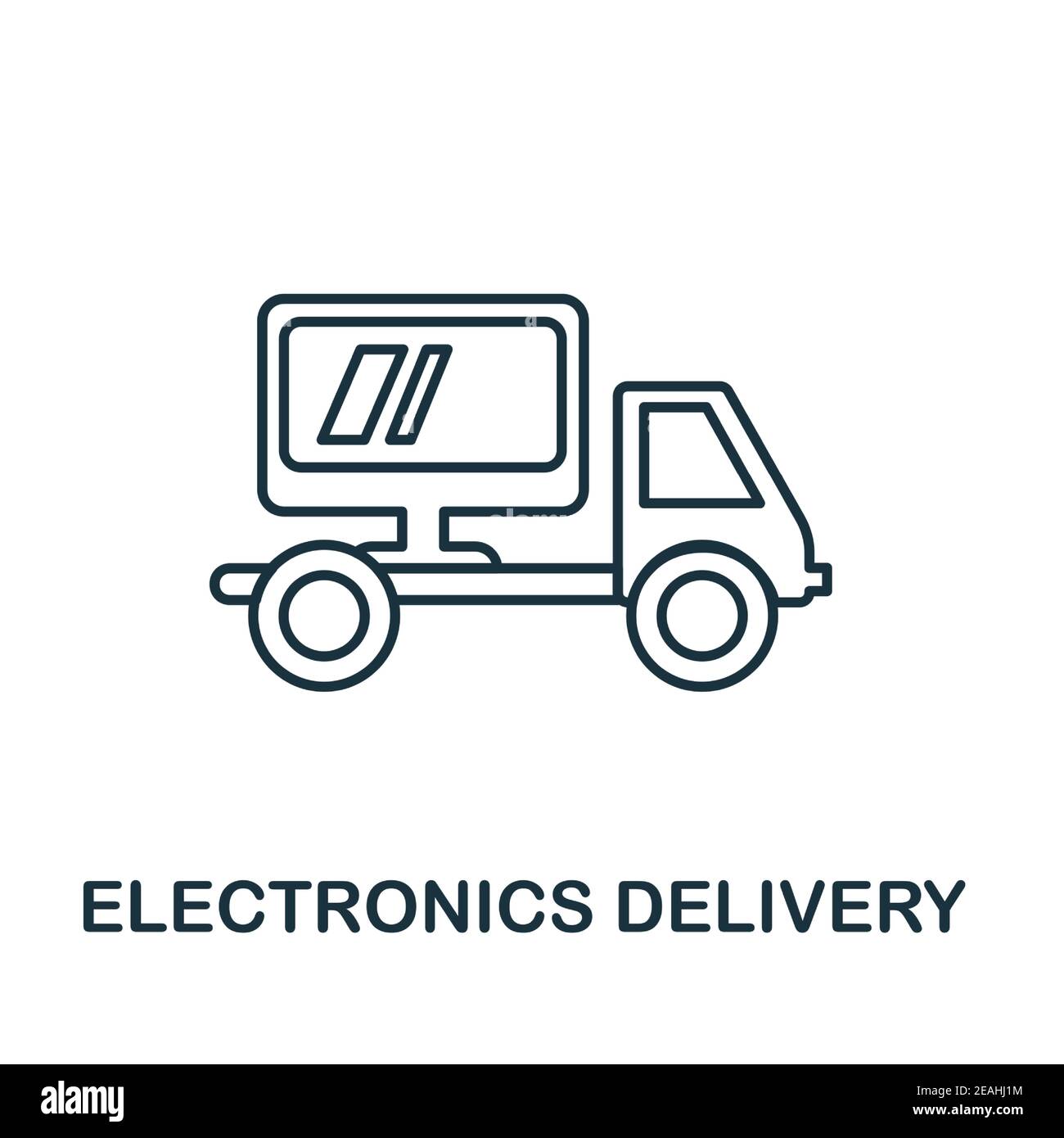 Electronics Delivery icon. Simple element from delivery collection ...
