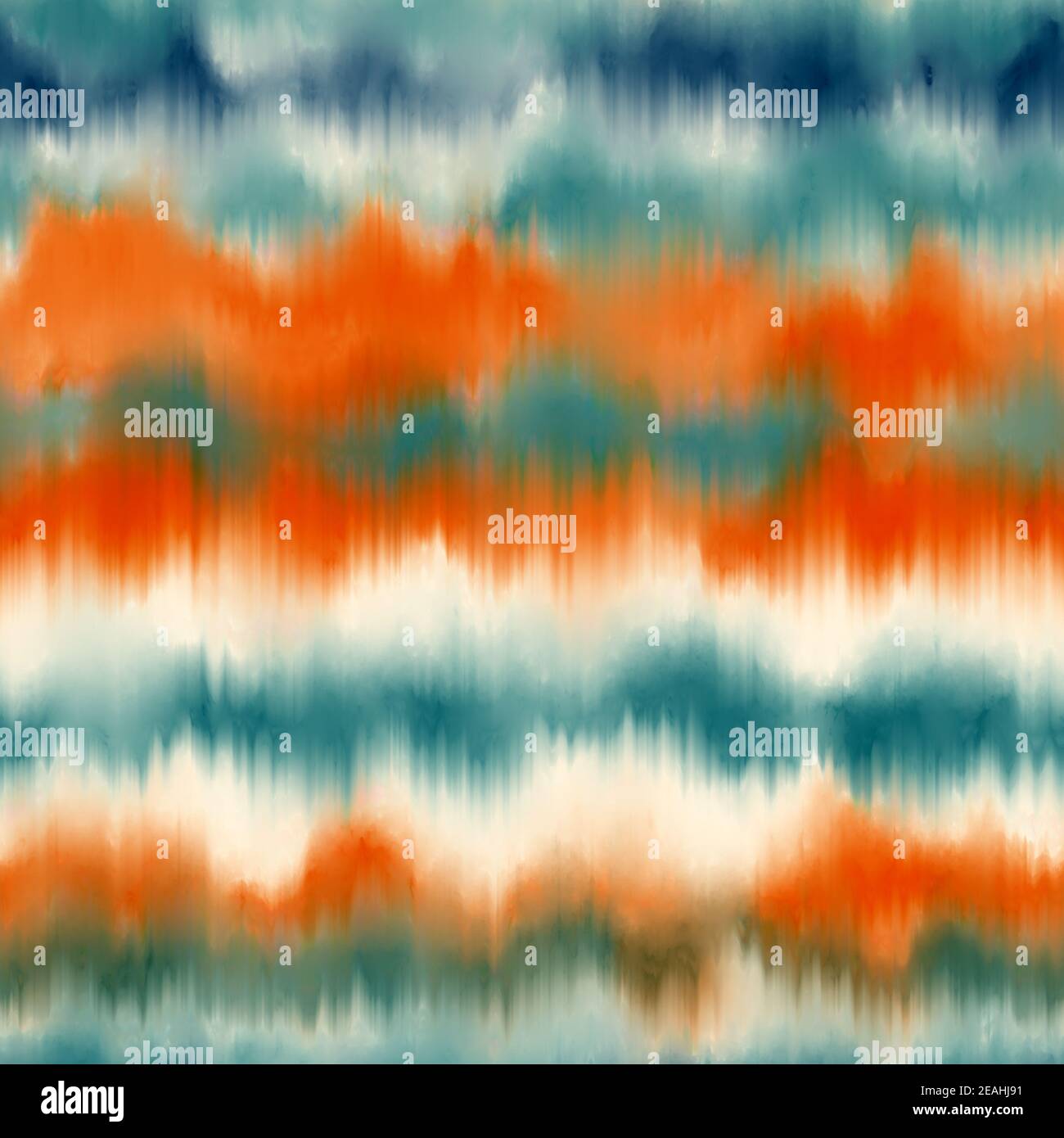Seamless faux striped tie dye pattern swatch Stock Photo - Alamy