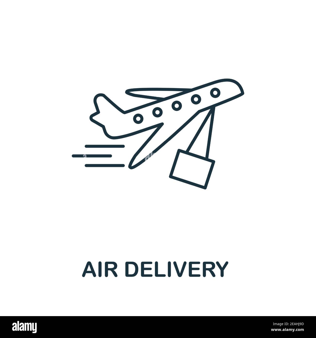Air Delivery icon. Simple element from delivery collection. Creative ...