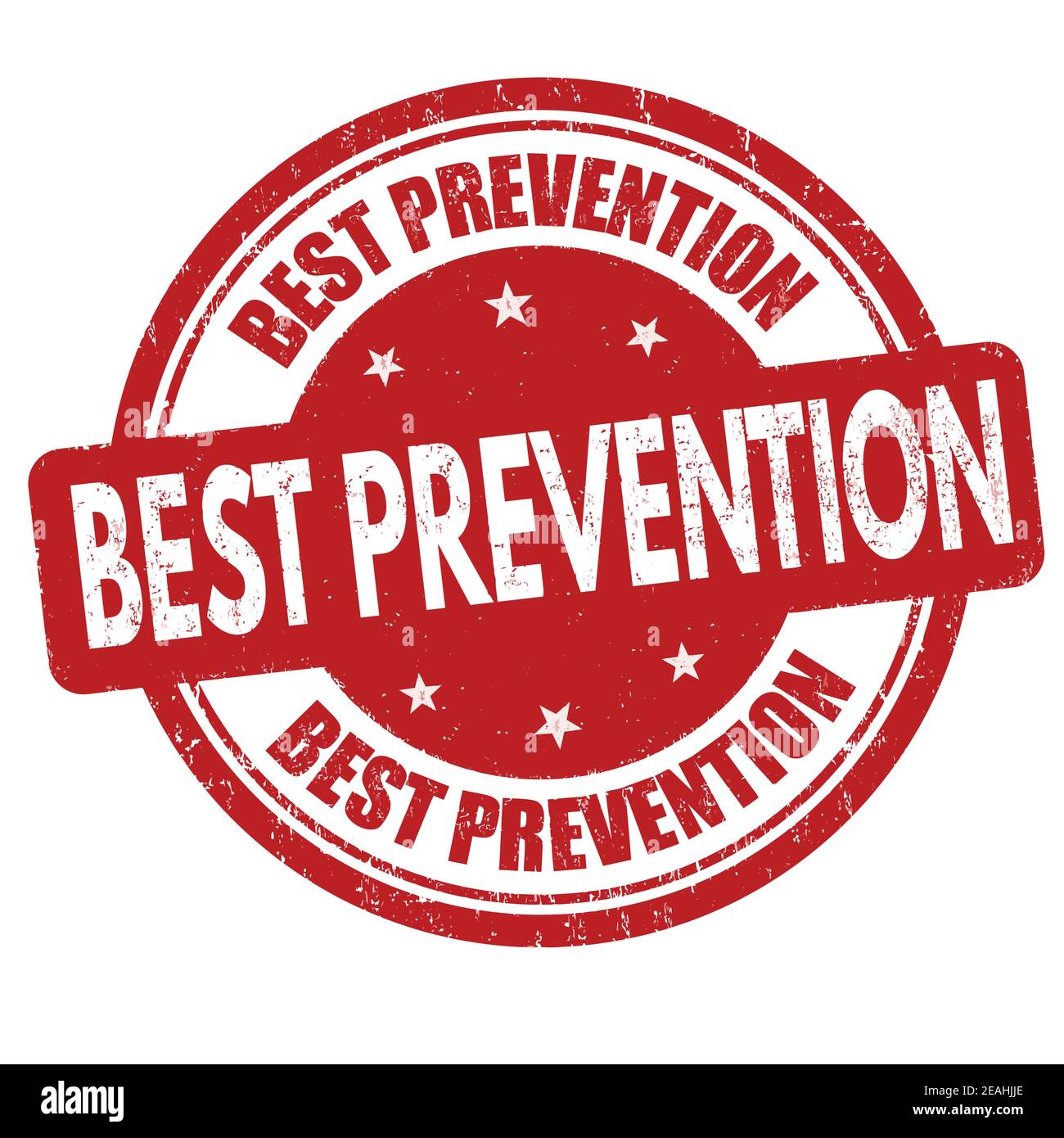 Best prevention grunge rubber stamp on white background, vector ...
