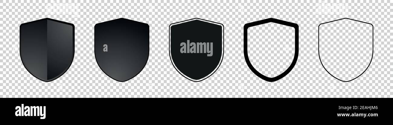 Set different shields Stock Vector Images - Alamy