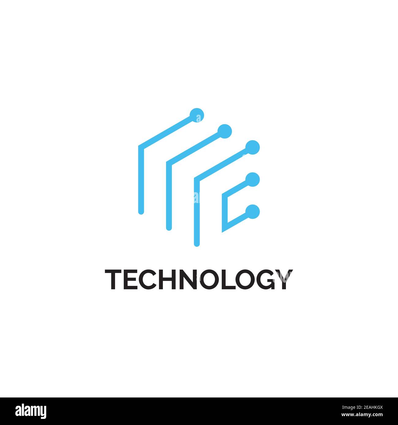 Dot connection logo Stock Vector Images - Alamy