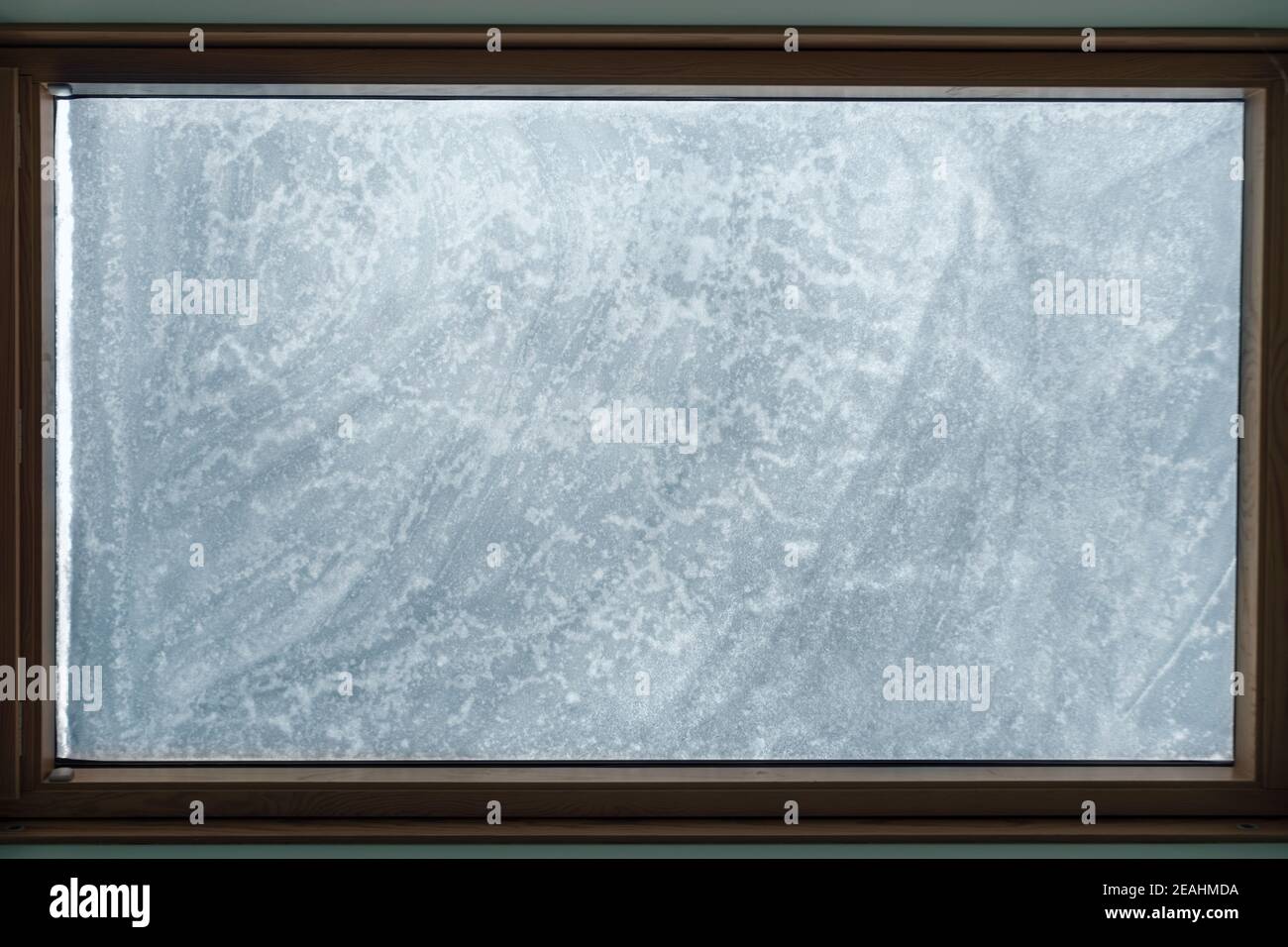Snow texture. Snow covering the window, snowy winter weather. Windows ...