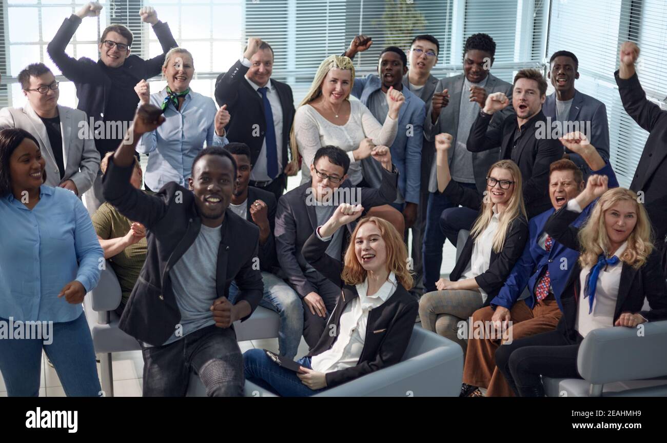 Attractive multi ethnic business team hi-res stock photography and ...