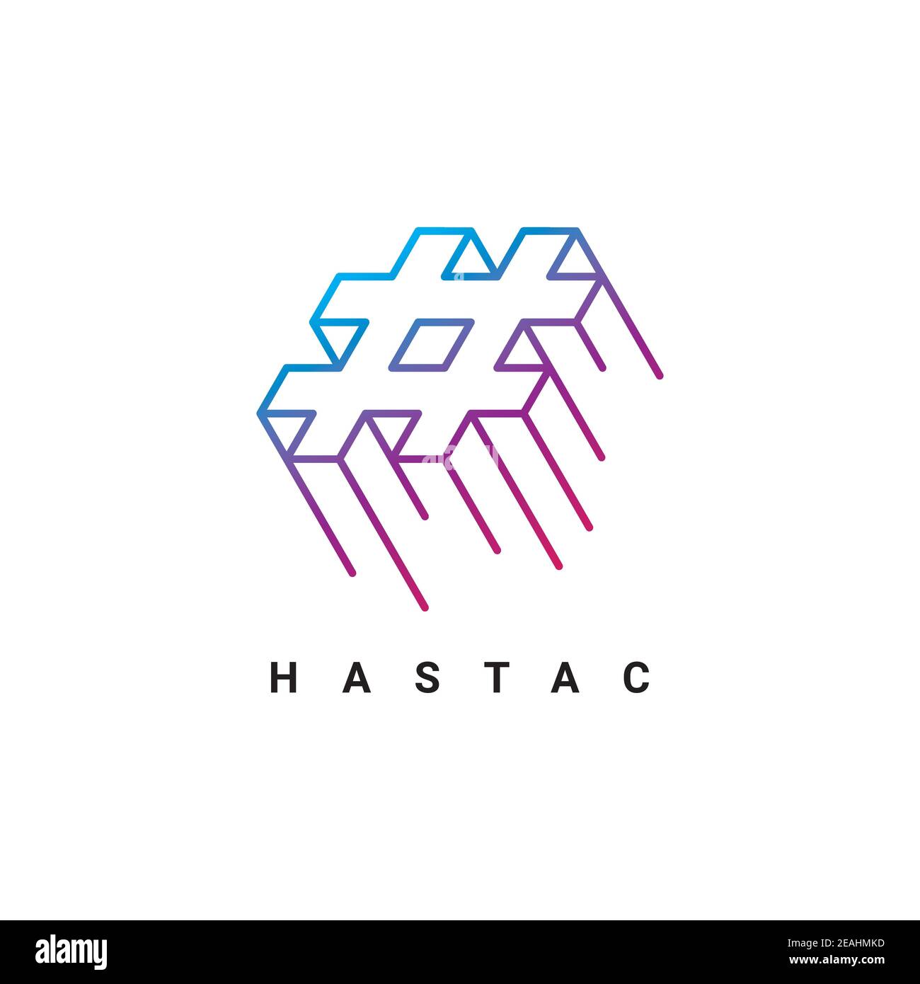 Modern Gradient hastag symbol. Creative hastag logo design symbol ...
