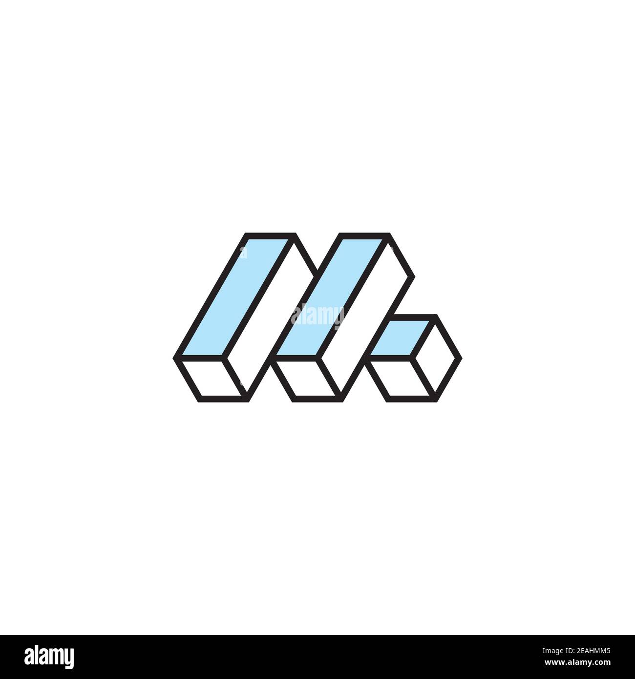 Letter M logo design inspiration vector template. Construction logo ...