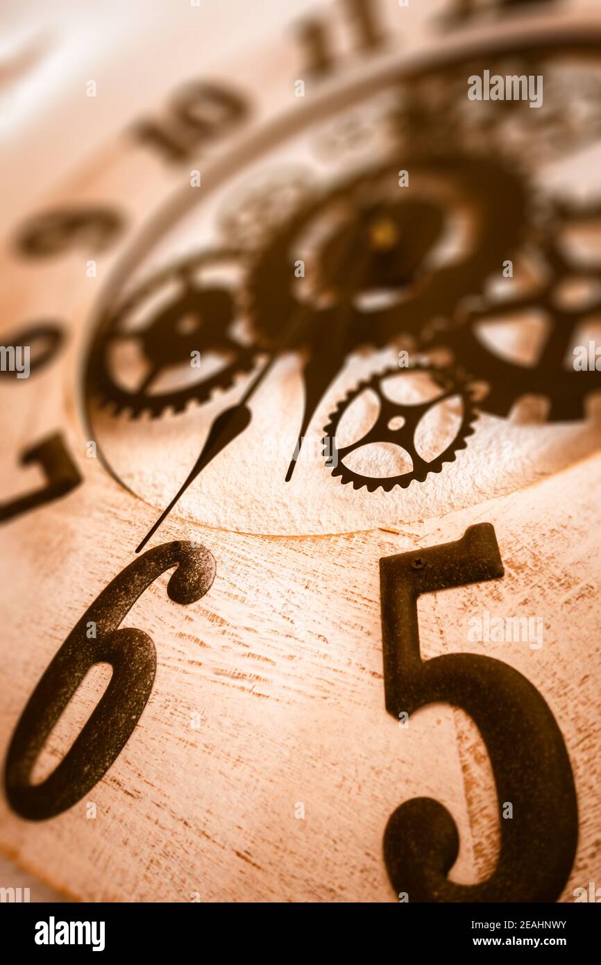 Old vintage clock dial background - Time symbol Stock Photo - Alamy