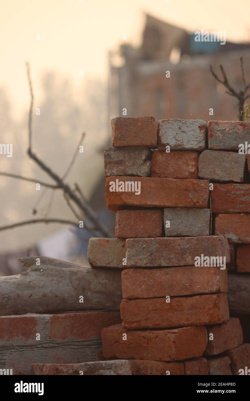 New build brick vertical hi-res stock photography and images - Alamy