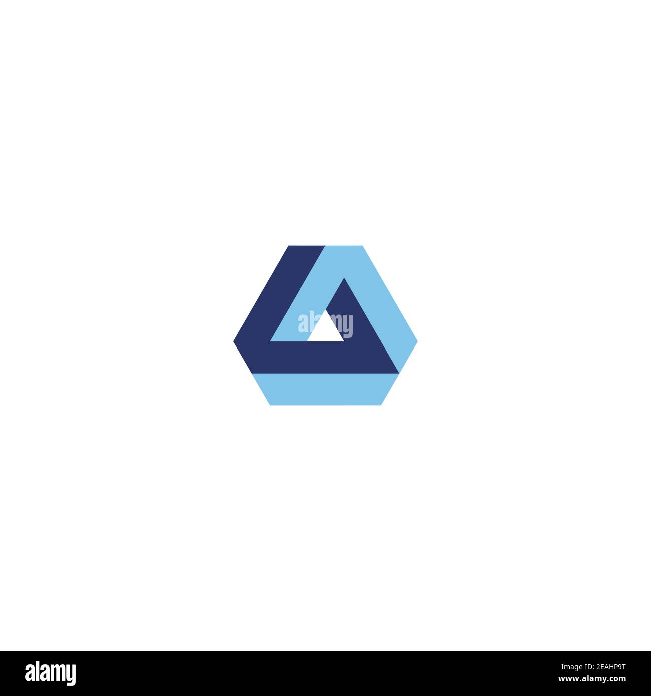 Triangle logo hi-res stock photography and images - Alamy