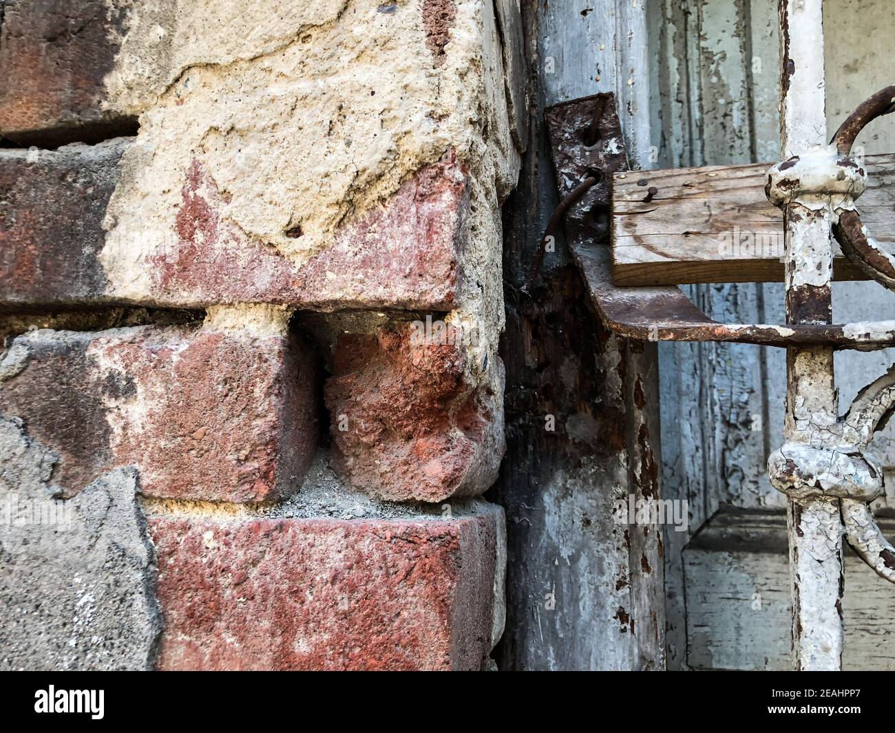 Old brick wall. Close-up view Stock Photo - Alamy