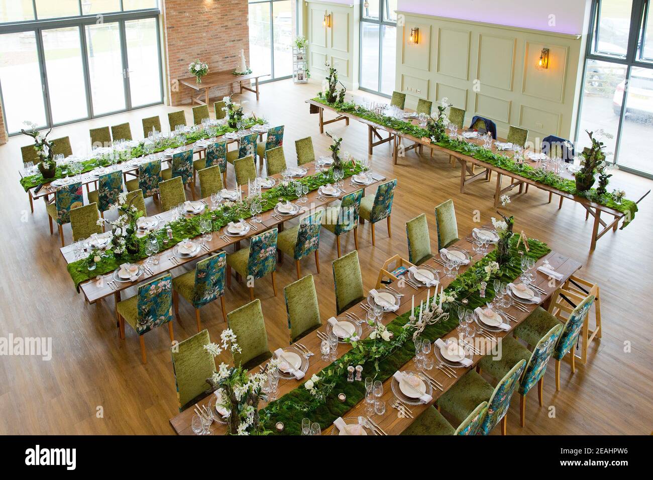 Table decorations rustic Stock Photo - Alamy