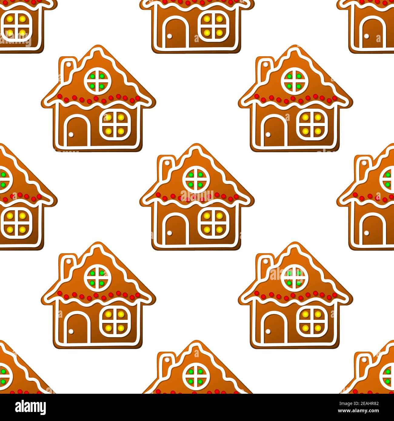 Gingerbread houses illustration hi-res stock photography and images - Alamy