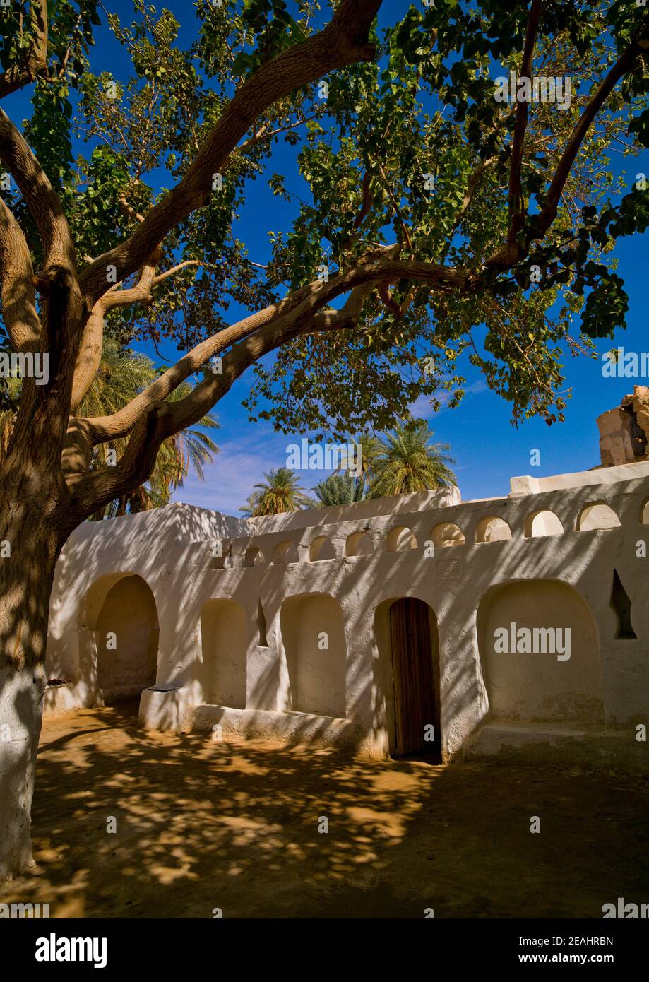 The old town in the oasis, Tripolitania, Ghadames, Libya Stock Photo ...