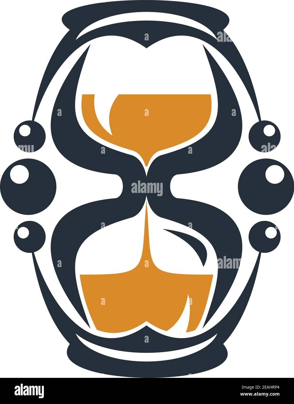Hourglass symbol of measuring time for design Stock Vector Image & Art ...