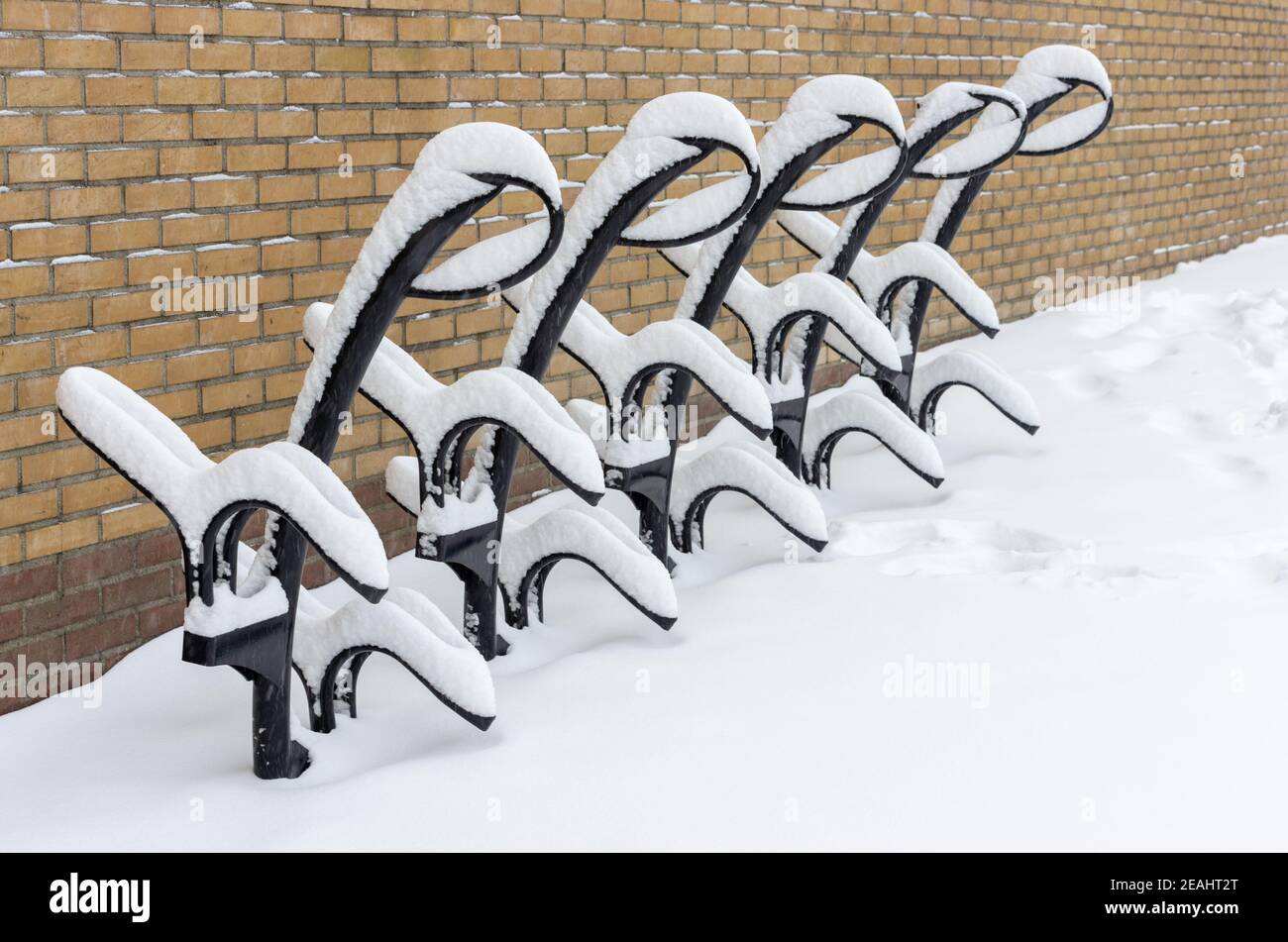 Empty Bicycle Rack High Resolution Stock Photography and Images - Alamy