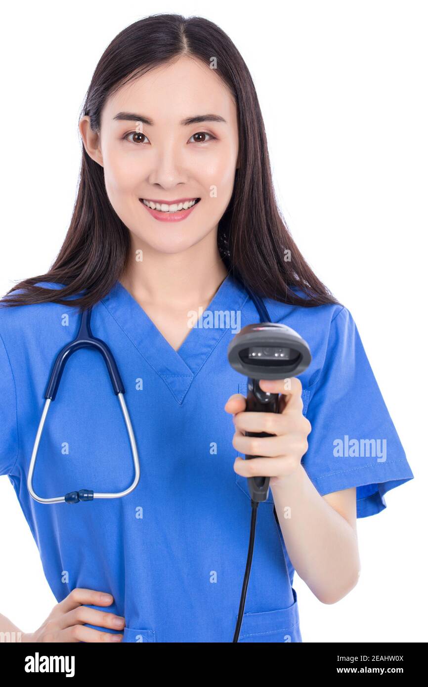 Hospital Barcode Scanner High Resolution Stock Photography and Images ...