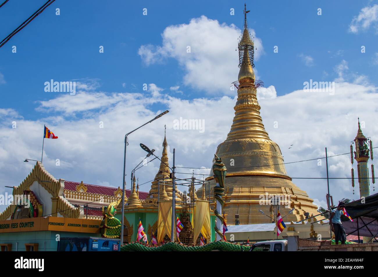 The Streets of Yangon Myanmar Burma Southeast Asia Stock Photo - Alamy