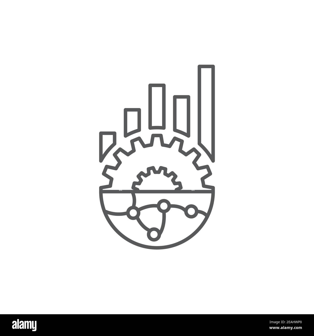 Operational excellence icon vector vectors hi-res stock photography and ...