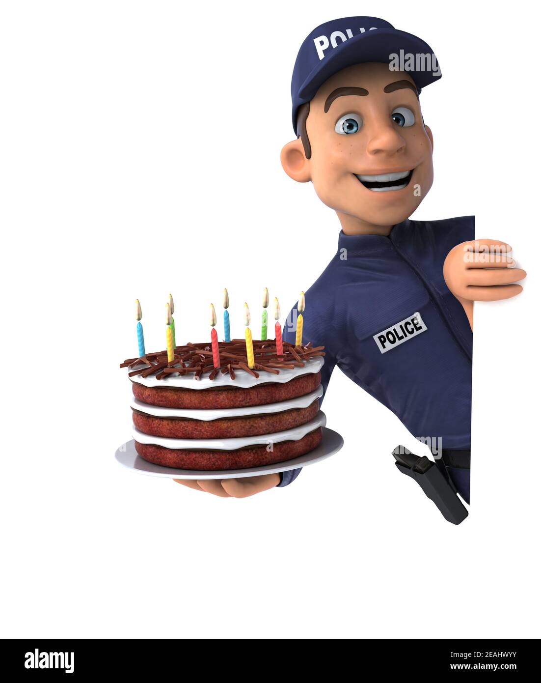 Fun cartoon character cake 3d hi-res stock photography and images - Alamy