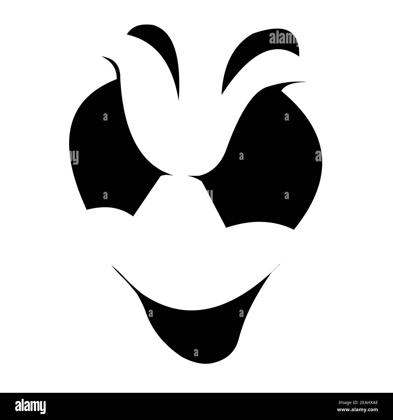 Scary halloween face Cut Out Stock Images & Pictures - Alamy