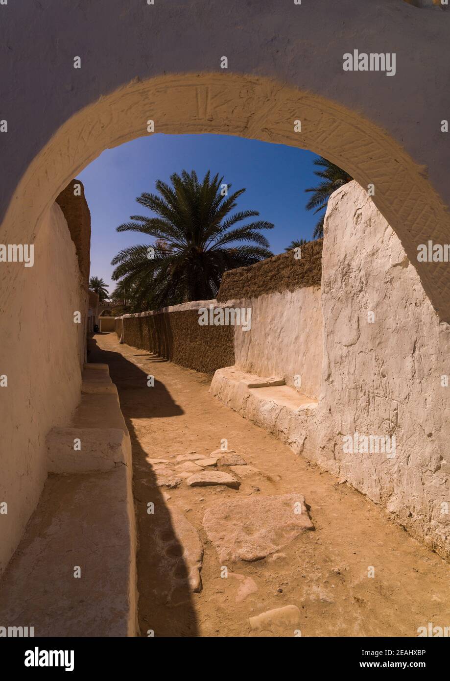 Old street, Tripolitania, Ghadames, Libya Stock Photo - Alamy