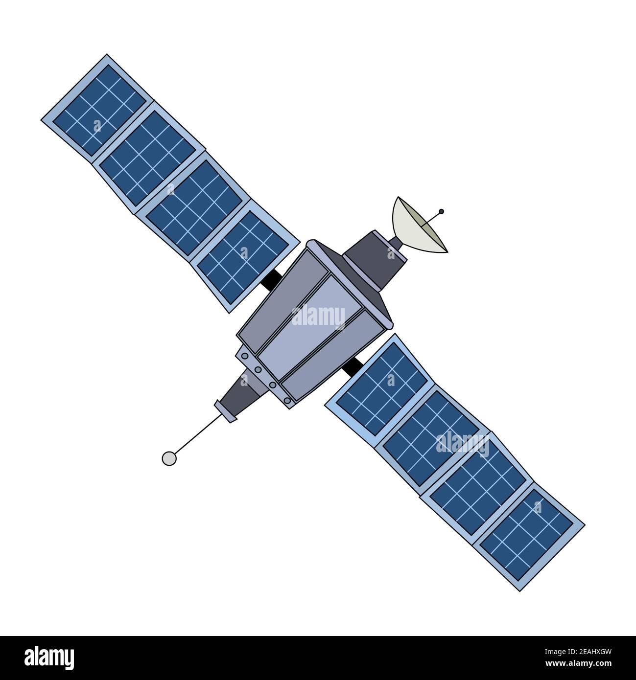 Sputnik satellite earth Cut Out Stock Images & Pictures - Alamy
