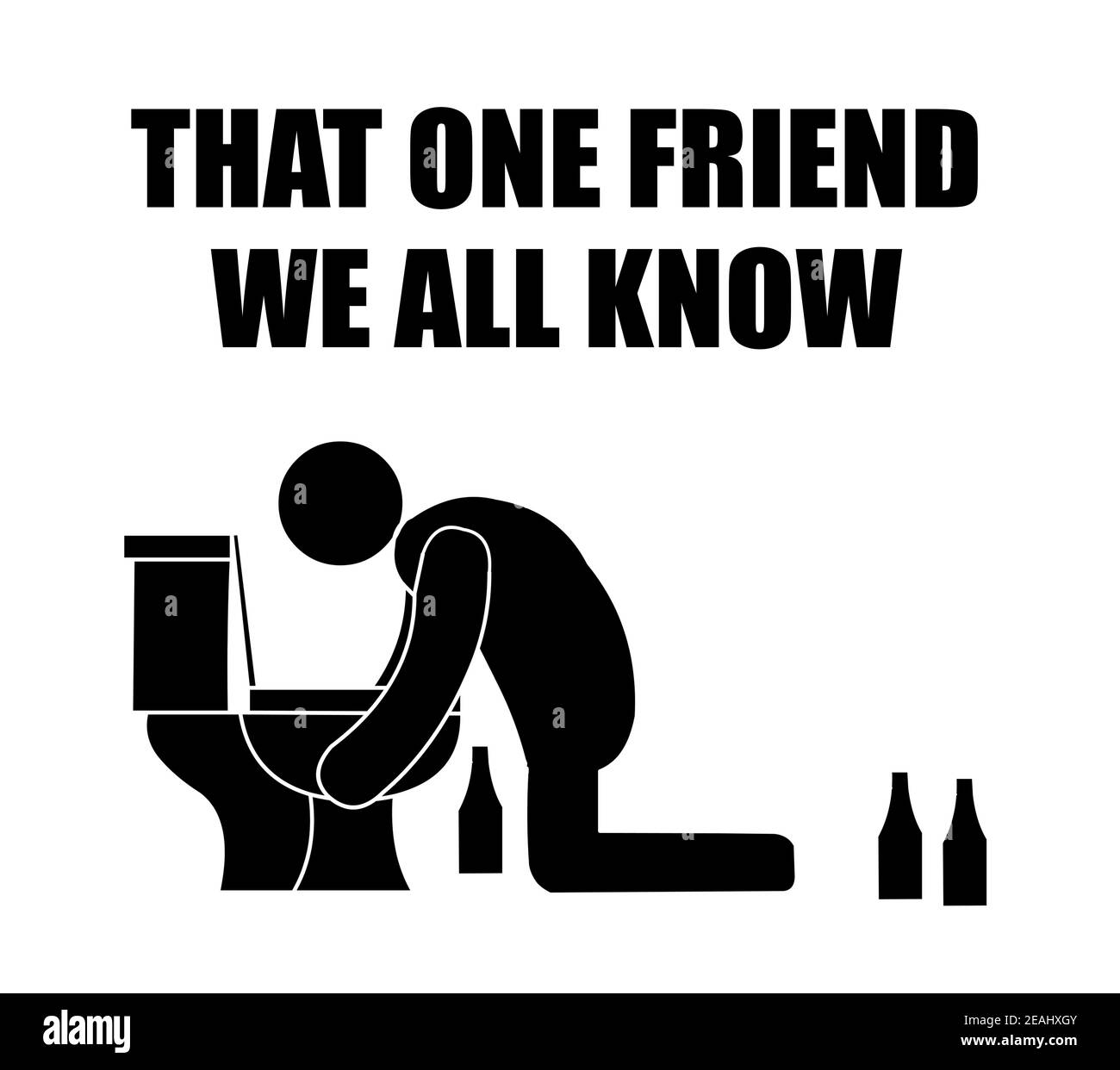 Drunk being sick hi-res stock photography and images - Alamy