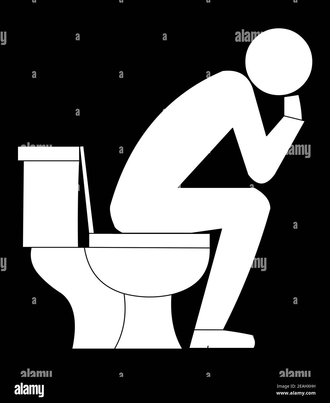 Toilet the thinker hi-res stock photography and images - Alamy