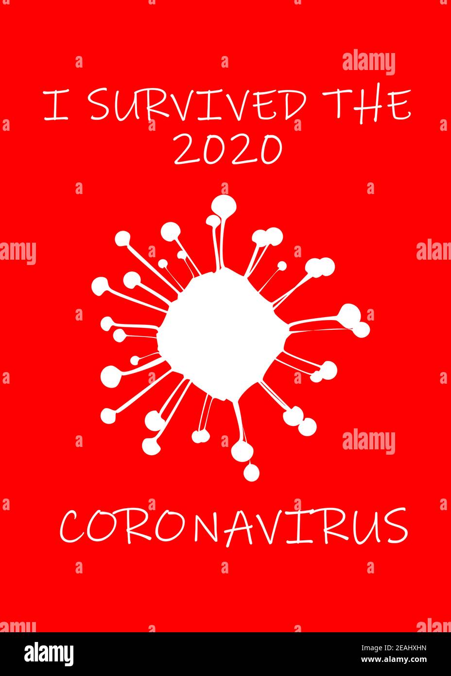 i Survived the 2020 Coronavirus Stock Photo - Alamy