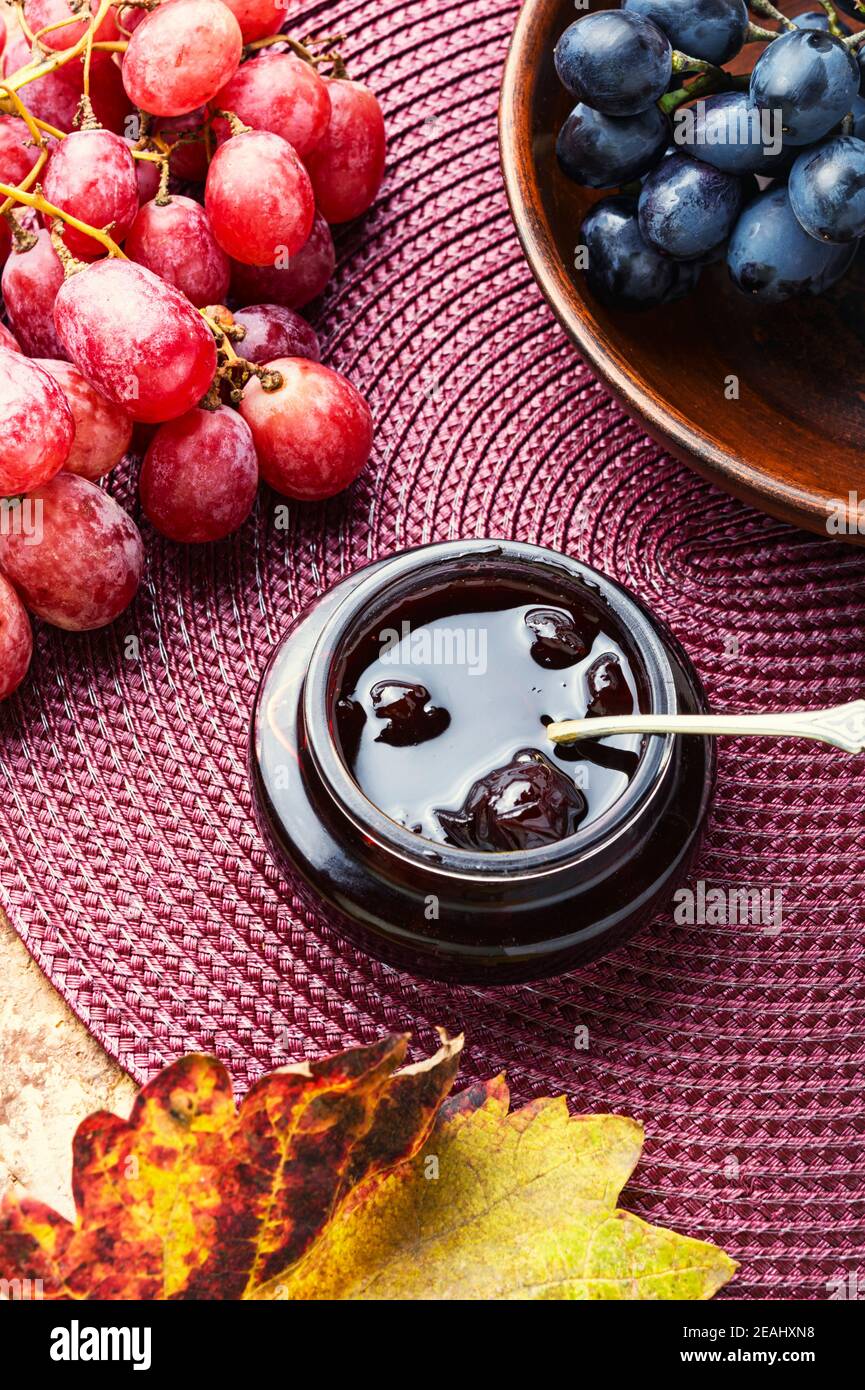 Homemade berry jam Stock Photo - Alamy