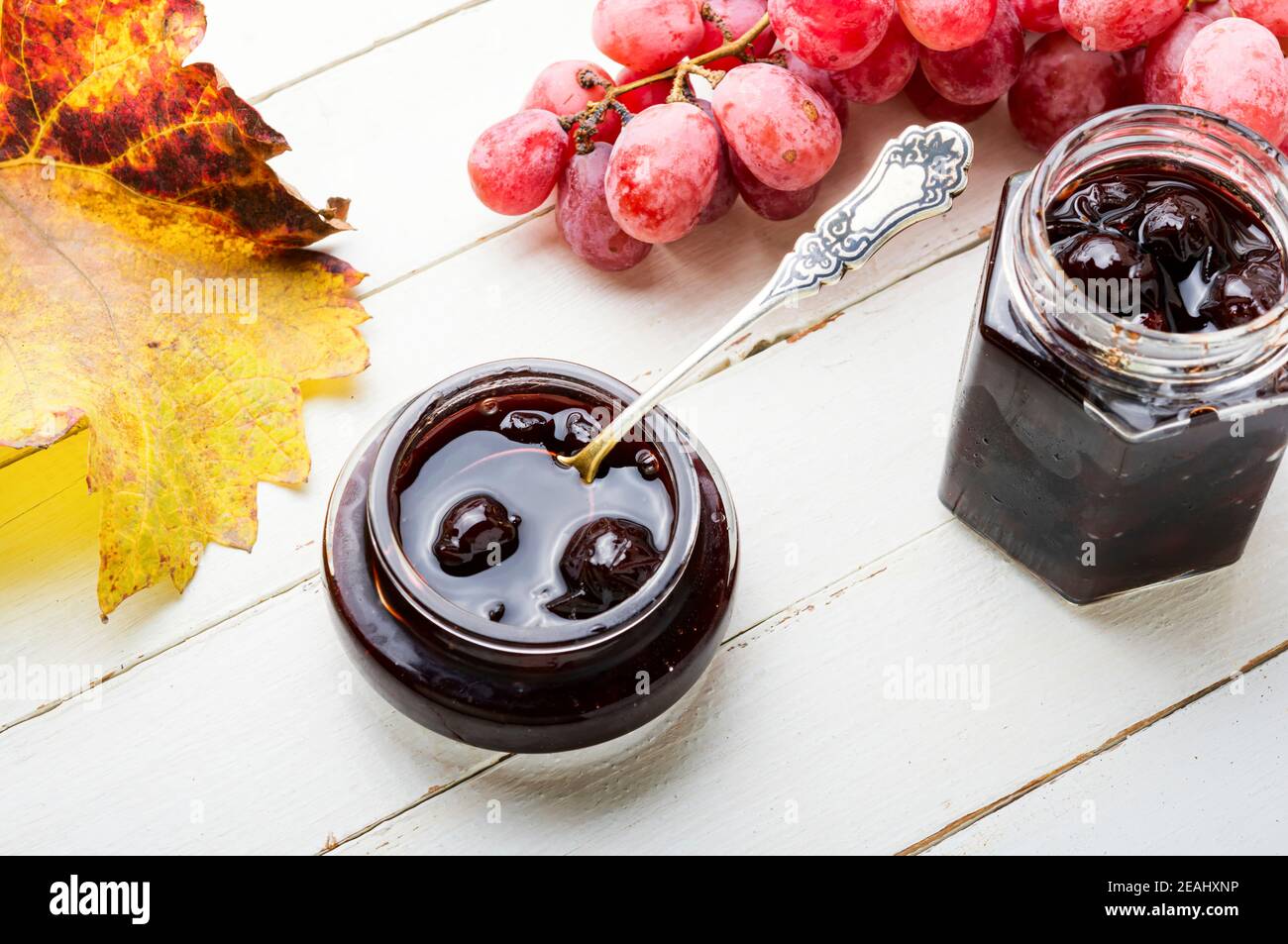 Homemade berry jam Stock Photo - Alamy