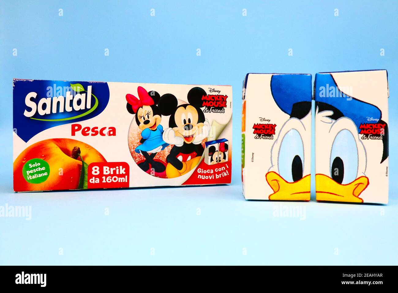 SANTAL Fruit Juice - Limited Edition Disney Packaging with Mickey Mouse ...