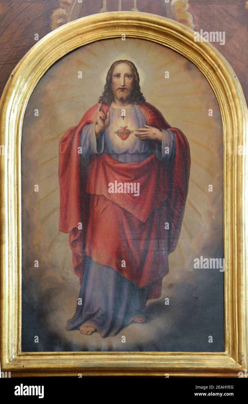 Altar sacred heart jesus christ hi-res stock photography and images - Alamy