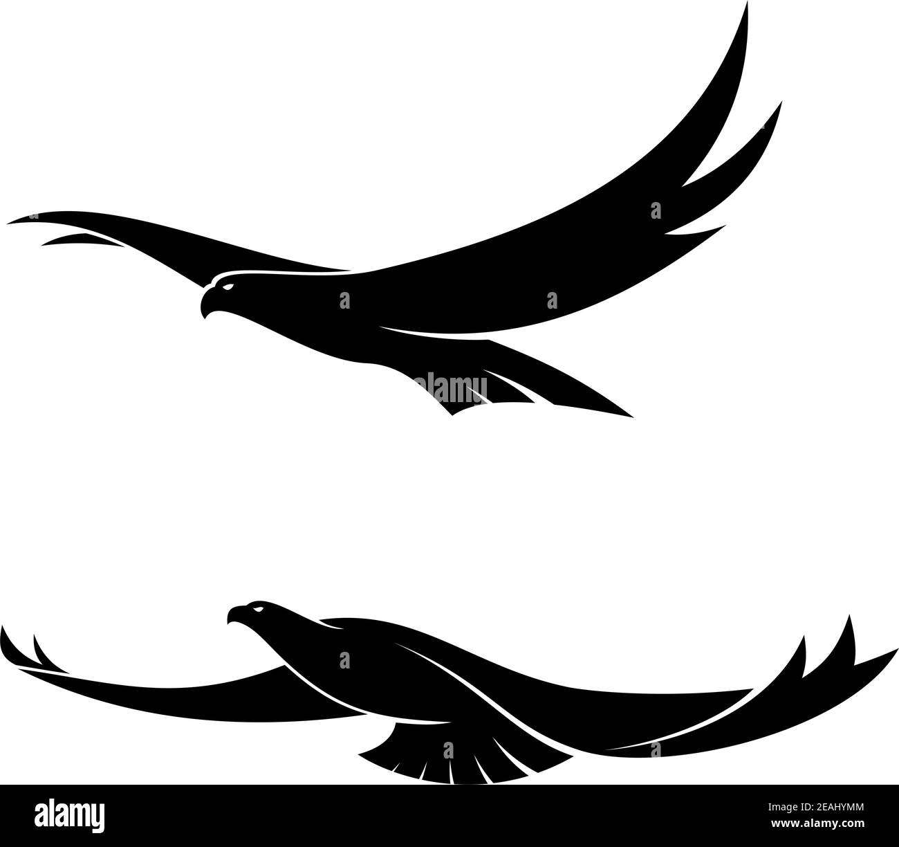 Aggressive birds Stock Vector Images - Alamy
